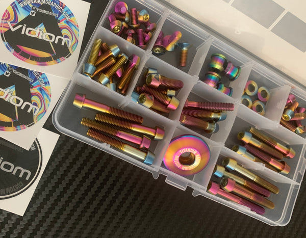 Race Series Team Titanium T5 Bolt Kit – Concept8 Design